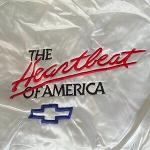 Chevy | Jackets & Coats | Vintage 8s Chevy Racing Jacket Chevrolet Logo ...